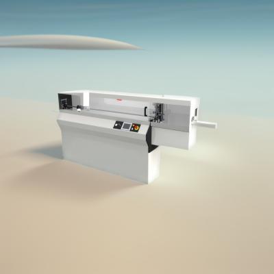 China EFFICIENT ADHESIVE LABEL PAPER PROCESS MACHINERY - MAX SPEED 50-80 TIMES/MIN PAPER TUBE AND PLASTIC TUBE CUTTING CE for sale