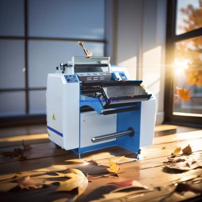 China SUIT FOR PAPER THICKNESS 105-500GSM ROLL TO ROLL PRE COATING FILM LAMINATING MACHINE COMPACT STRUCTURE SAVE LOT MATERIAL for sale