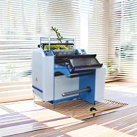 China MAX PAPER DIAMETER 600MM ADHESIVE LABEL PAPER PROCESS MACHINERY AUTOMATIC WEB GUIDE PRE-COATING FILM LAMINATION MACHINE for sale
