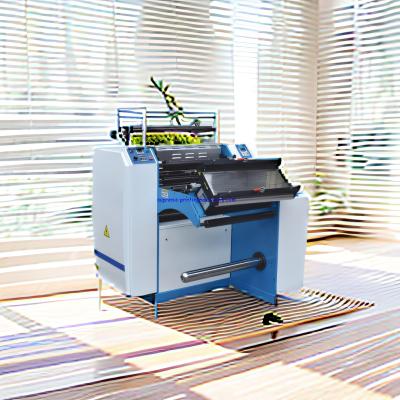 China MAX PAPER DIAMETER 600MM ADHESIVE LABEL PAPER PROCESS MACHINERY AUTOMATIC WEB GUIDE PRE-COATING FILM LAMINATION MACHINE for sale
