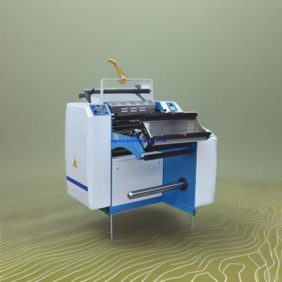 China SEMI-AUTOMATIC PRE-COATING FILM LAMINATING MACHINE FOR 105-500GSM PAPER THICKNESS COST-EFFICIENCY CE CERTIFICATED SAFETY for sale