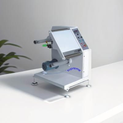 China 0.8MPA AIR SUPPLY ADHESIVE LABEL PAPER PROCESS MACHINERY JB-320 AND 380V/220V VOLTAGE LABEL INSPECTING MACHINE REWIND for sale