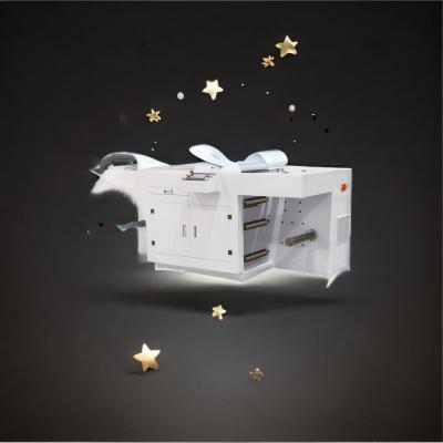 China MAX SPEED 300M/MIN ADHESIVE LABEL PAPER PROCESS MACHINERY 700MM MAX REWINDING DIAMETER LABEL INSPECTION AND REWINDING for sale