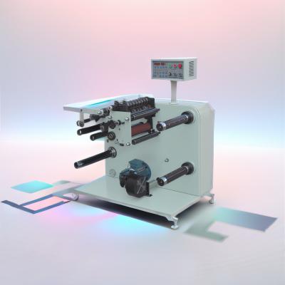 China FQ-350F SLITTING MACHINE  MAKING TAGS ENVELOPES FOR TEA BAG 70GSM 220GSM PAPER WITH ROTARY DIE CUTTING STATION TEA TAG for sale