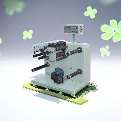 China EFFICIENT HIGH SPEED LABEL SLITTING MACHINE WITH MAX REWINDING DIAMETER 500MM LENGTH SETTING AUTOMATIC STOPPING EC for sale