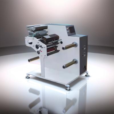 China 380V/220V ADHESIVE LABEL PAPER PROCESS MACHINERY WITH 600MM UNWINDING MAX DIAMETER TAPER TENSION SYSTEM SLITTING MACHINE for sale