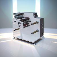 China MINI SLIT WIDTH 16MM FQ-320/450 HIGH SPEED LABEL SLITTER MACHINE NARROW SCOPE PAPER WITH TURRET REWINDING 2 PIECES for sale