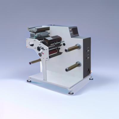 China THICKER FLEXIBLE FILM SLITTING MACHINE WITH MAX DIAMETER 600MM FOR HIGH SPEED CUTTING TURRET REWINDING PLC EPC TYPE for sale