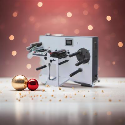 China High speed slitting machine narrow web label full servo well known web guide turret type productive efficiencyrewinding for sale