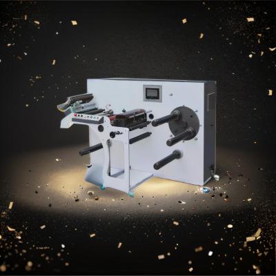 China RELIABLE AND DURABLE ADHESIVE LABEL PAPER PROCESS MACHINERY - SLITTING SPEED 350M/MIN HIGH SPEED SLITTING AND TURRET for sale