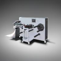 China 0.8mpa Adhesive Label Paper Process Machinery with 350mm Max Material Feeding Width High Speed Label Slitter Machine for sale
