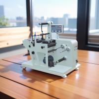 China RELIABLE AND EFFICIENT ROTARY DIE CUTTERS WITH 500MM MAX DIAMETER FOR BLANK LABEL MATERIAL WITH SLITTING AND TURRET for sale