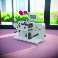 China MINI SLIT WIDTH 16MM ADHESIVE LABEL PAPER PROCESS MACHINERY MQ-320-Y VOLTAGE 380V/220V ROTARY BLANK LABEL DIE CUTTING for sale