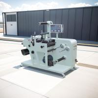China ONE-YEAR ADHESIVE LABEL PAPER PROCESS MACHINERY WITH MAX MATERIAL FEEDING WIDTH 320MM ROTARY BLANK LABEL DIE CUTTING for sale