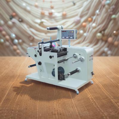 China MQ320-Y ROTARY BLANK LABEL DIE CUTING MACHINE WITH SLITTER PRICE INCLUDING ONE SET MAGNETIC CYLINDER TURRET REWINDING for sale