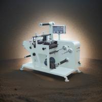China FULL ROTARY BLANK LABEL DIE CUTTING MACHINE WITH SLITTER TURRET REWINDING BLANK ADHESIVE LABEL MATERIAL LAMINATING for sale
