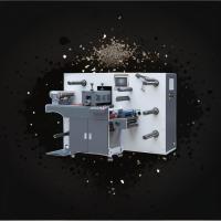 China MQ-YIIE FULL ROTARY/INTERMITTENT ROTARY DIE CUTTING MACHINE - 1 YEAR GUARANTEED WITH THE CONVEYOR FOR THE IN MOULD LABEL for sale