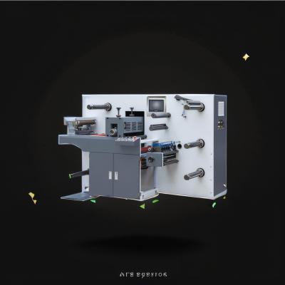 China MQ-YIIE FULL ROTARY/INTERMITTENT ROTARY DIE CUTTING MACHINE - 1 YEAR GUARANTEED WITH THE CONVEYOR FOR THE IN MOULD LABEL for sale