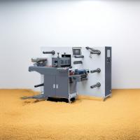 China 380V VOLTAGE ADHESIVE LABEL PAPER PROCESS MACHINERY WITH 480MM DIE CUTTING LENGTH INTERMITTENT SEMI ROTARY DIE-CUTTING for sale
