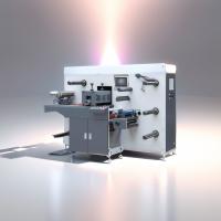 China HIGH PRECISION INTERMITTENT ROTARY DIE CUTTING MACHINE FOR LABEL CONVERTING EQUIPMENT IML WITH CONVEYOR COLLLECT SHEET for sale