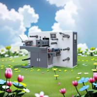 China MAX SPEED 120M/MIN MQ-YIIE ADHESIVE LABEL PAPER PROCESS MACHINERY MOQ 1 SET INTERMITTENT SEMI ROTARY DIE-CUTTING MACHINE for sale