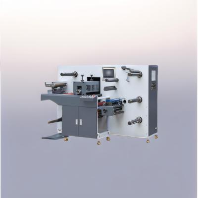 China MAX REWINDING DIAMETER 600MM ADHESIVE LABEL PAPER PROCESS MACHINERY FOR PRODUCTIVITY INTERMITTENT SEMI ROTARY DIE-CUT for sale