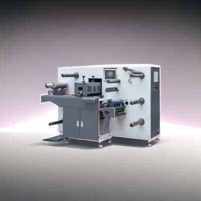 China INTRODUCING THE INTERMITTENT ROTARY DIE CUTTING MACHINE FOR LABEL CONVERTING EQUIPMENT WITH SLITTING TURRET REWINDING for sale