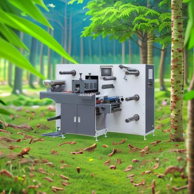 China 15KW VOLTAGE 380V ADHESIVE LABEL PAPER PROCESS MACHINERY FOR MAX SPEED 50M/MIN INTERMITTENT SEMI ROTARY DIE-CUTTING for sale