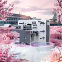 China SLITTING SPEED AT 120M/MIN - DISCOVER MQ-YIIE ADHESIVE LABEL PAPER PROCESS MACHINERY INTERMITTENT SEMI ROTARY DIE-CUT for sale