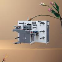 China ADHESIVE LABEL PAPER PROCESS MACHINERY FOR PRECISE SLITTING - SLITTING SPEED 120M/MIN SEMI-ROTARY DIE CUTTING 120 SPEED for sale