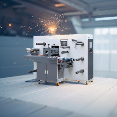 China AFFORDABLE SEMI ROTARY DIE CUTTING MACHINE IN INDIA WITH MAX REWINDING DIAMETER 650MM INTERMITTENT DIE CUTTER MACHINERY for sale