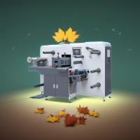 China SLITTING SPEED 120M/MIN ADHESIVE LABEL PAPER PROCESS MACHINERY VOLTAGE 380V INTERMITTENT SEMI-ROTARY DIE CUTTING MACHINE for sale