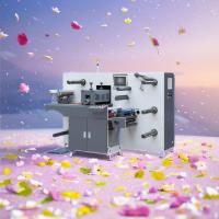 China 550MM DIE CUTTING LENGTH ADHESIVE LABEL PAPER PROCESS MACHINERY 120M/MIN SLITTING SPEED SEMI-ROTARY DIE CUTTING MACHINE for sale