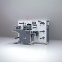 China DIE CUTTING LENGTH 200MM-450MM INTERMITTENT ADHESIVE LABEL PAPER PROCESS MACHINERY SEMI-ROTARY DIE CUTTING WITH SLITTING for sale