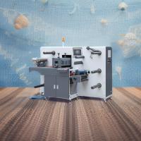 China Rotary/Intermittent die cutting machinery Turret rewinding slitting station servo controlled  digital printing label for sale