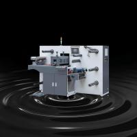 China Rotary/Intermittent die cutting machinery Turret rewinding slitting station servo controlled  digital printing label for sale