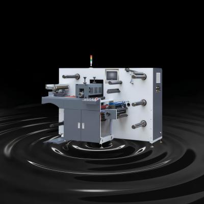 China Rotary/Intermittent die cutting machinery Turret rewinding slitting station servo controlled  digital printing label for sale