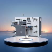 China MAX REWINDING DIAMETER 650MM ADHESIVE LABEL PAPER PROCESS MACHINERY INTERMITTENT SEMI-ROTARY DIE CUTTING MACHINE TURRET for sale
