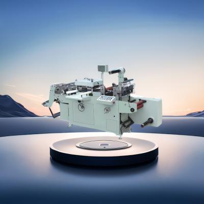 China AUTOMATIC LABEL DIE CUTTING MACHINE WIDELY USED IN ELECTRONIC LINE ADHESIVE PRODUCT LINE AND SO ON SERVO SYSTEM CONTROL for sale