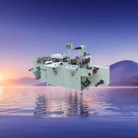 China MQ-350Z AUTOMATIC MEDIUM SPEED LABEL DIE CUTTING MACHINE WAST REWINDER WITH SEPATATE MOTOR AND MAGNETIC TENSION CONTROL for sale