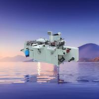 China MQ-350Z AUTOMATIC MEDIUM SPEED LABEL DIE CUTTING MACHINE WAST REWINDER WITH SEPATATE MOTOR AND MAGNETIC TENSION CONTROL for sale