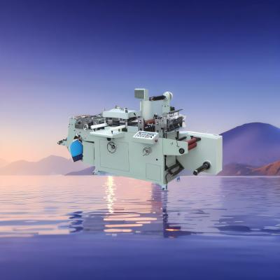 China MQ-350Z AUTOMATIC MEDIUM SPEED LABEL DIE CUTTING MACHINE WAST REWINDER WITH SEPATATE MOTOR AND MAGNETIC TENSION CONTROL for sale