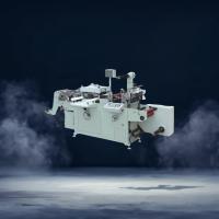 China MQ-450Z AUTOMATIC MEDIUM SPEED LABEL DIE CUTTING MACHINE MAX. FEEDING WIDTH 450MM MAX DIE CUTTING SIZE 440*440MM 300TIME for sale
