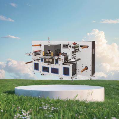 China High EFFICIENT VOLTAGE 380V HIGH-SPEED PRECISION DIE CUTTING WITH MQ350G COMPUTER SERVO SYSTEM DIE CUTTER MACHINE labels for sale
