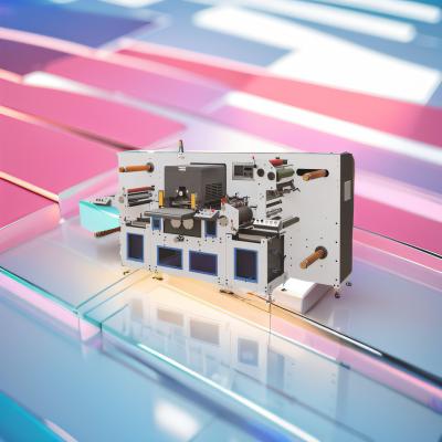 China PRECISION DIE-CUTTING MATERIALS CONVERTING - PRECISE CONVERTING TECHNOLOGY FLAT BED STRUCTURE DIE CUTTING ADHESIVE LABEL for sale