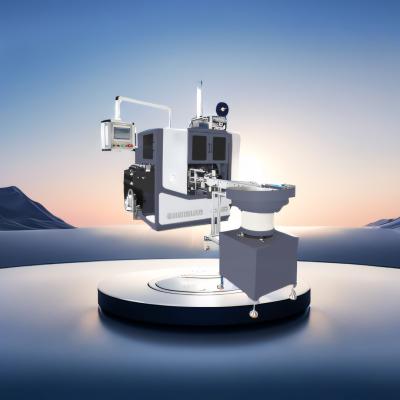 China Environment-friendly Labor Saving No Glue Glueless Full Auto Non Stop Turret Rewinder for Self Label for sale