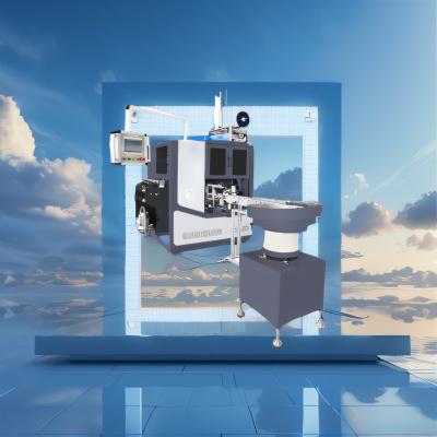 China Fully automatic 4-shaft turret type non-stop rewinding machine no-glue and glue less slitter turret rewinding machine for sale