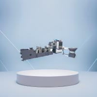 China Full automatic slitting and rewinding machine threading gluing glue-free no glue less sealing non stop slitter turret for sale