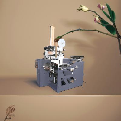 China SLITTER TURRET REWINDER NON GLUE AUTO LABELING AND SLITTING MACHINERY PAPER ADHESIVE STICKER LABEL 330MM AGENT WANTED for sale