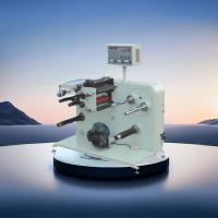 China Paper Slitter Rewinding Machine Rewinder with 8 sets rotary knife for paper label for sale